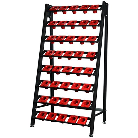 Sturdy Single Cnc Tool Holder Rack With 8 Tool And Bit Storage Benches And Holders Tool