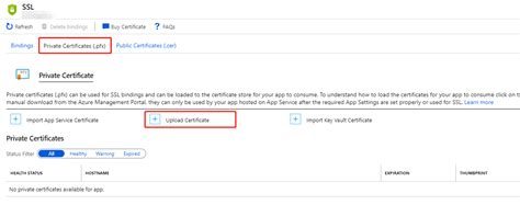 Nodejs Use Ssl Certificate In Azure Function App With Nodejs Stack