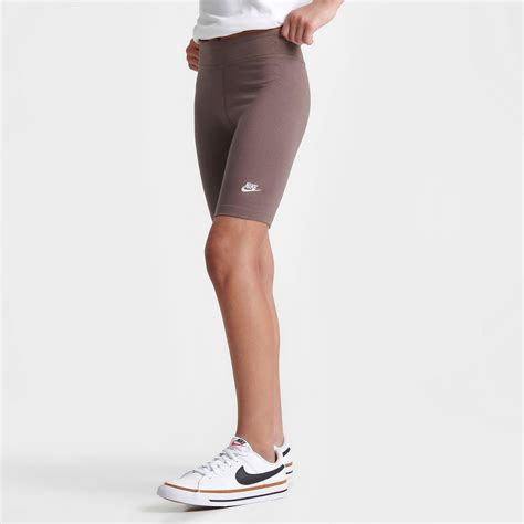 Велосипедки с высокой талией Nike Sportswear для девочек, коричневый ...