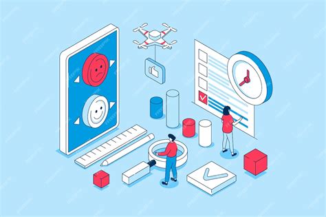 3d 아이소메트릭 디자인의 조사 개념 웹 그래픽용 아이소메트리 장면이 있는 시험 체크리스트 벡터 그림에서 클라이언트 피드백을
