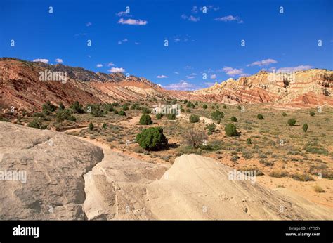 Chinle Formation Showing Clearly Defined Layers Of Sandstone Grand Staircase Escalante National