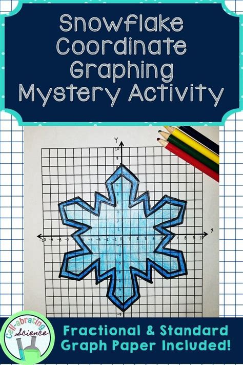 Snowflake Coordinate Graphing Mystery Activity 4 Quadrants