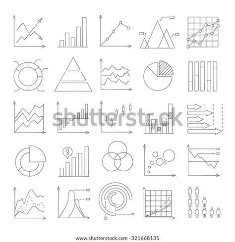 Hand Drawn Graph Chart Data Analysis Stock Vector Royalty Free 321668135