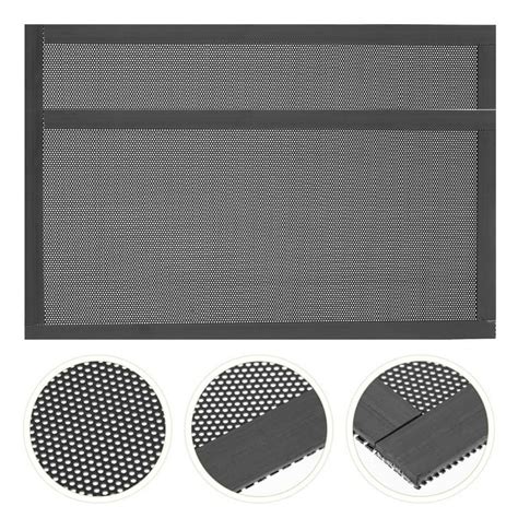 2pcs Computer Case Fan Dust Filter Mesh Filter Cover Grills With Magnetic Frame