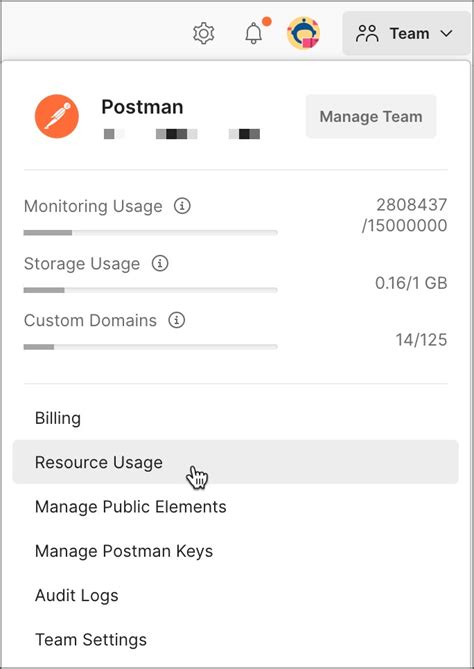 About Resource Usage Postman Docs