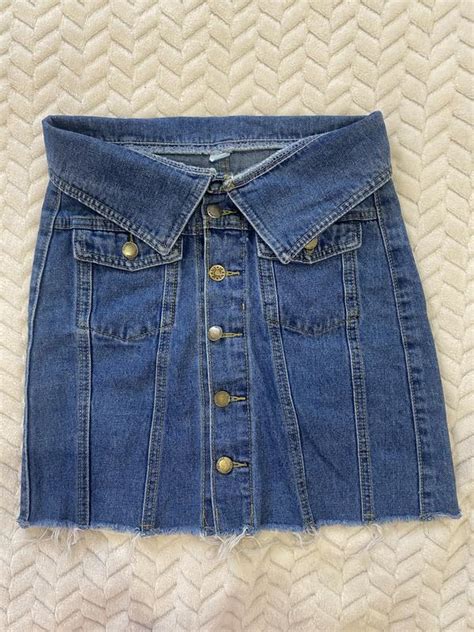 Джинсова спідниця — ціна 185 грн у каталозі Міні спідниці Купити жіночі речі за доступною ціною