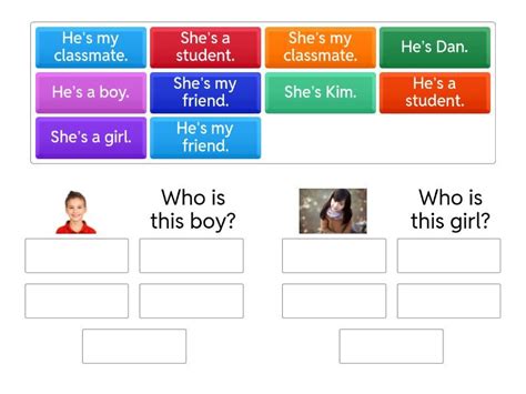 Unit 3 Lesson 2 Describing People Group Sort