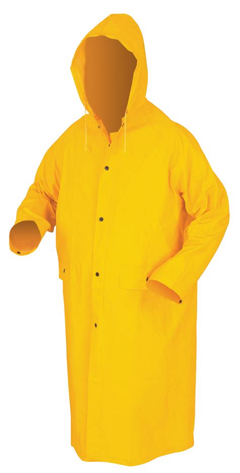 Classic Series Waterproof Yellow Raincoat With Detachable Hood Rain