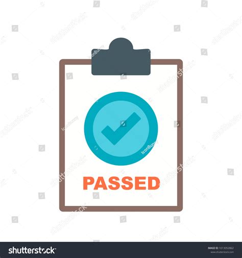 Qc Passed Sticker Stock Vector Royalty Free 1013052862 Shutterstock