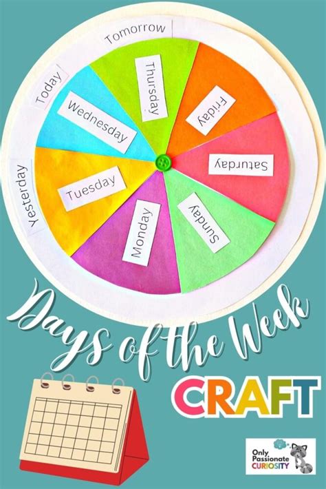 Days Of The Week Craft Only Passionate Curiosity Days Of The Week Craft Only Passionate Curiosity