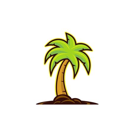 Palm Tree Vector Illustration Premium Ai Generated Vector
