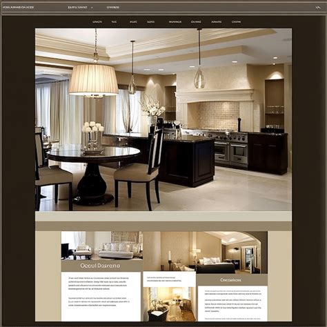 Landing Page Template For Interior Designer And Home Decor Premium Ai