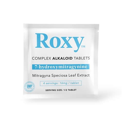 Roxy Complex Alkaloid 7 Hydroxymitragynine Tablets