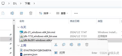 猫头虎分享最新版java21 Jdk21java17 Jdk17 Java8 Jdk8 下载和安装教程win11系统 点击文末