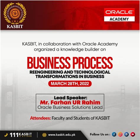 Khadim Ali Shah Bukhari Institute Of Technology On Linkedin Kasbit In