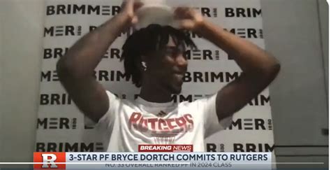 Class Of 2024 3 Star Forward Bryce Dortch Commits To Rutgers Zagsblog