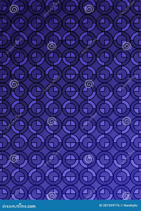 Abstract Geometric Line Style Design With Color Gradient Background Stock Illustration