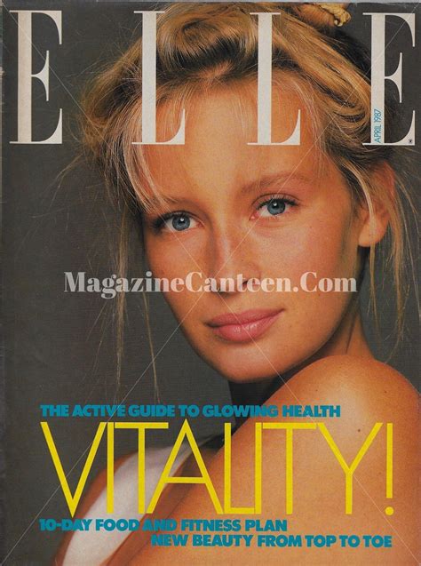 Elle Magazine Supplement Estelle Lefebure A Magazine Canteen