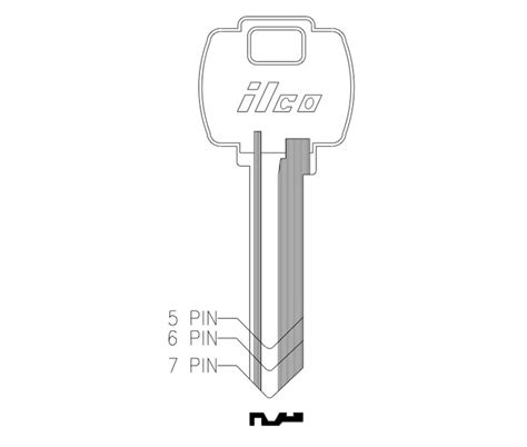 Ilco Key Falcon 1577g A1054wd
