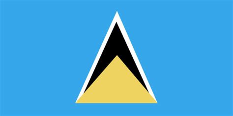 National Flag Of Saint Lucia History Of The Saint Lucia Flag National