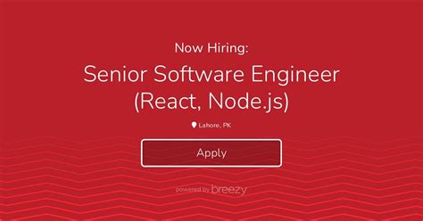 Senior Software Engineer React Nodejs At Strategic Systems International