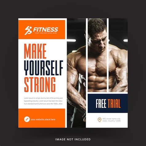 Premium Vector Gym Social Media Template