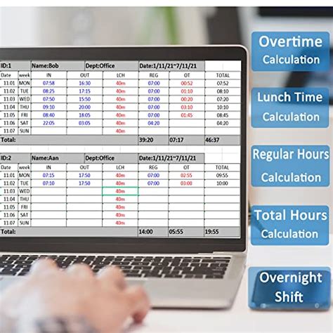 Time Clock Calculator With Lunch And Breaks At Leigh Clanton Blog