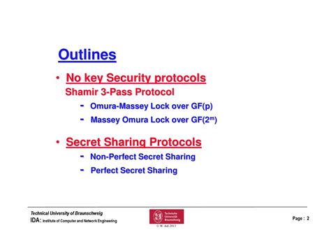 Cryptographic Protocols Secret Sharing Threshold Security Ppt Download
