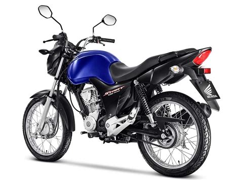 Galeria De Fotos Honda Cg 160 Start 2023 Ganha Cor Azul Veja Preço E