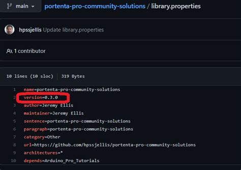 Portenta Example Library Release Updates Not Showing Portenta H7