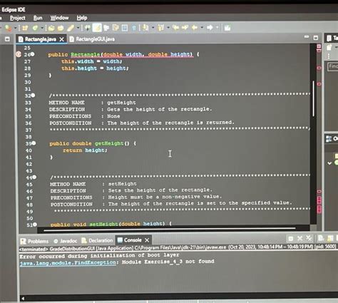Solved Make An Uml Diagram For This Codes Of Rectangle Using