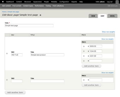combofield fieldentity field collection embeddables [ 939836