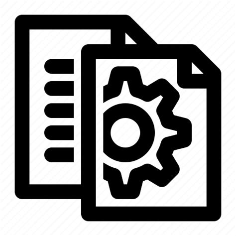 Document Setting File Data Engineering Configuration Icon Download On Iconfinder