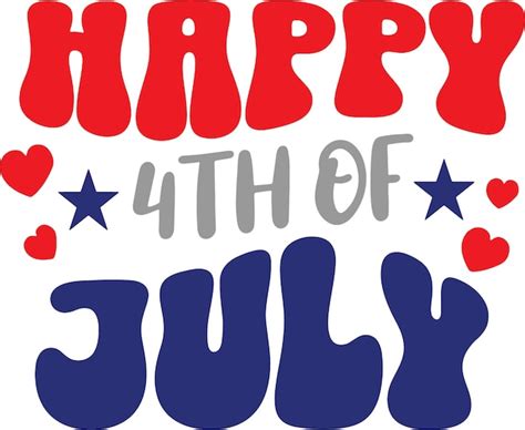 Premium Vector Happy 4th Of July