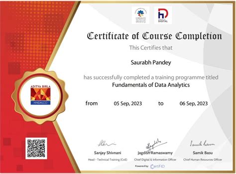Saurabh Pandey On Linkedin Obtained A New Certification Data Analytics Fundamentals From Certifid