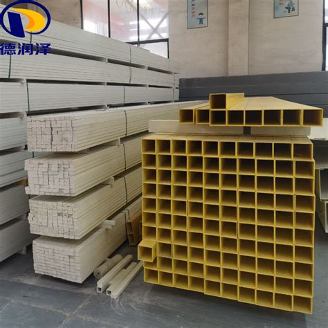 Customized Structure Used Frp Fiberglass Profile Tube Frp Tube And