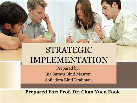 Strategic Implementation Presentation Ppt