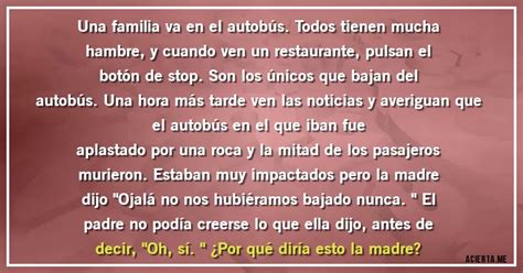 Una Familia Va En El Autobús Todos Tienen Mucha Hambre Y Cuando Ven Un Restaurante Pulsan El