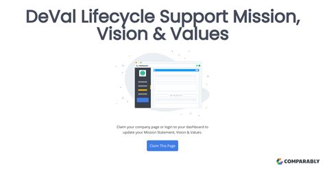 Deval Lifecycle Support Mission Vision And Values Comparably