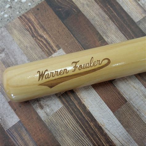Laser Engraved Mini Baseball Bat Etsy