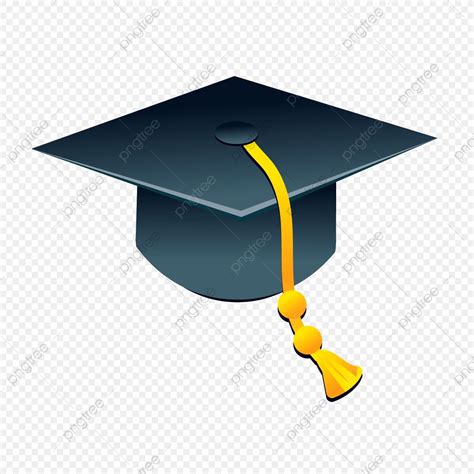 Blue Graduation Cap Illustration