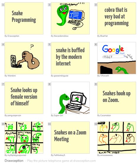 Snake Programming Drawception