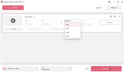 How To Convert Different Music Files To MP Icecream Apps
