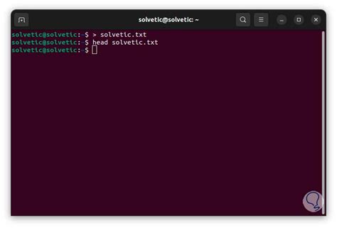 CREAR ARCHIVO LINUX Solvetic