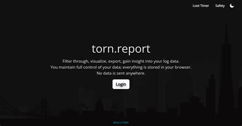 Login Tornreport