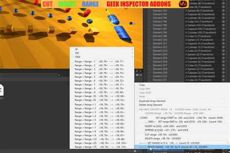 cut insert range geek inspector addons 4ai 3d vr apps and game