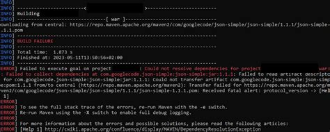 Error Protocol Version En Maven Trellat