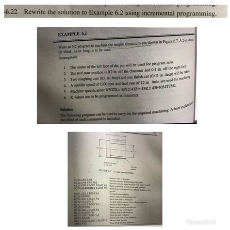 Solved 622 Rewrite The Solution To Example 62 Using