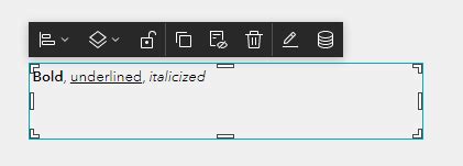 How To Bold Underline And Italicize Specific Words Of A Dynamic Text In The Text Widget