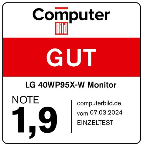 LG 39,7 Zoll Curved UltraWide™ Monitor | 40WP95XP-W | LG DE